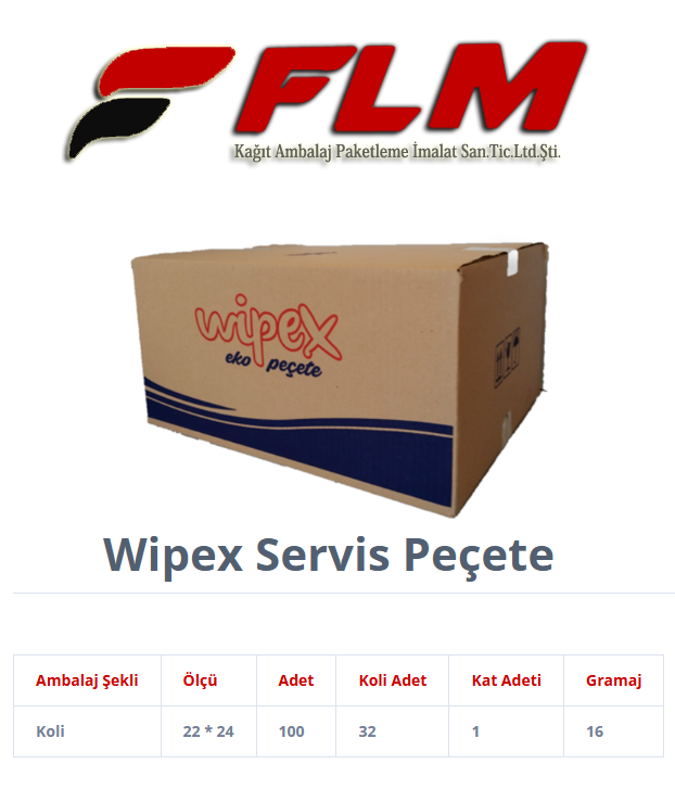 Wipex Servis Peçete